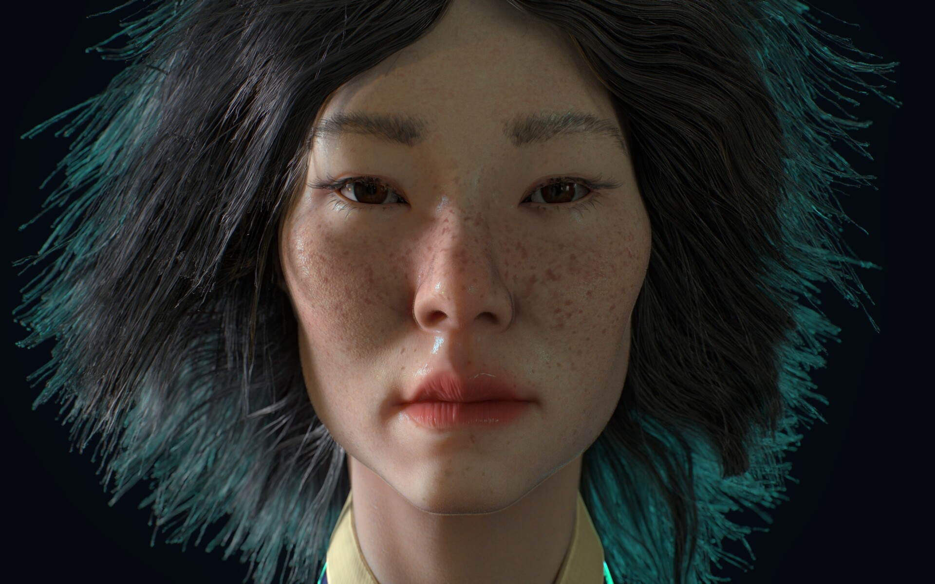 ArtStation - Chloe - unfinished character study, 2019