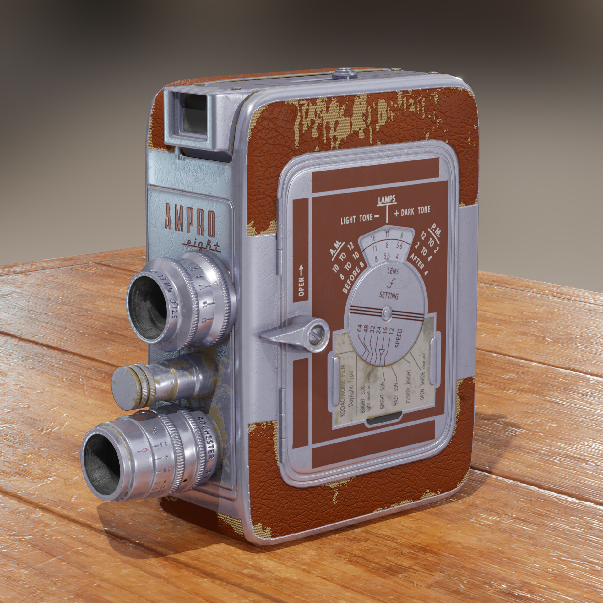 ArtStation - Ampro Movie Camera