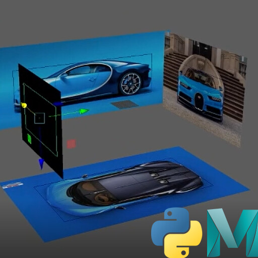 ArtStation - Script | Maya reference plane setup