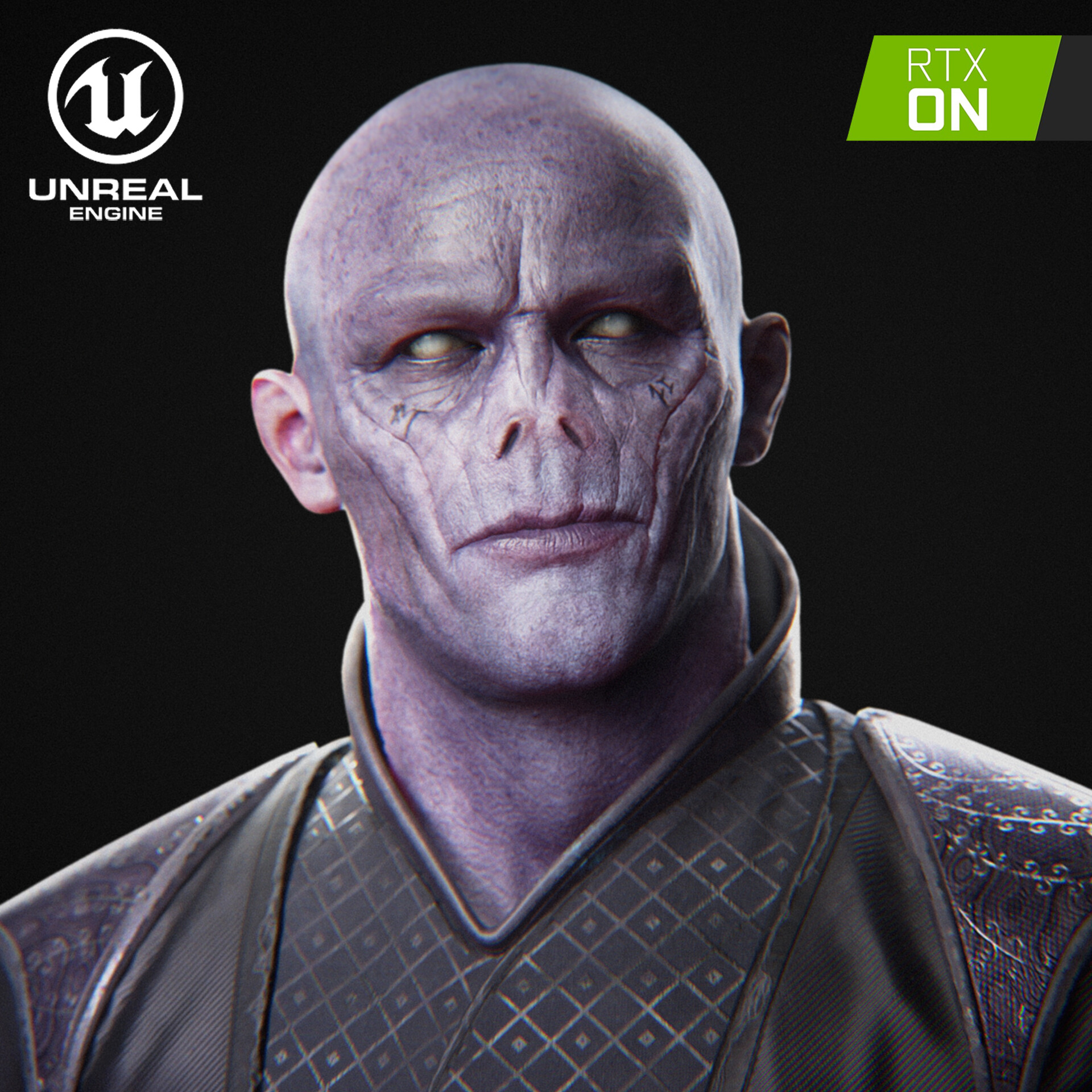 ArtStation - Experiment #113 - Real-time Character in UE4