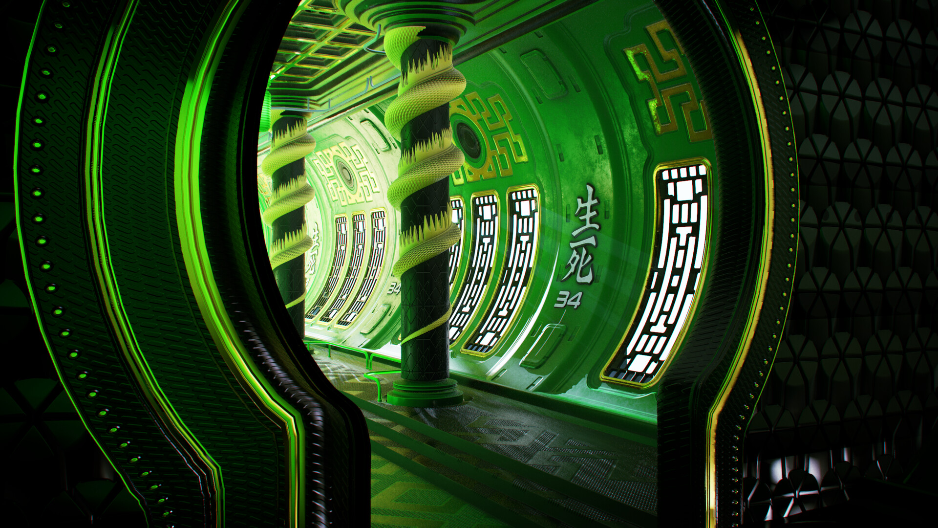 ArtStation - DRAGON LAIR ENVIROMENT WITH SD