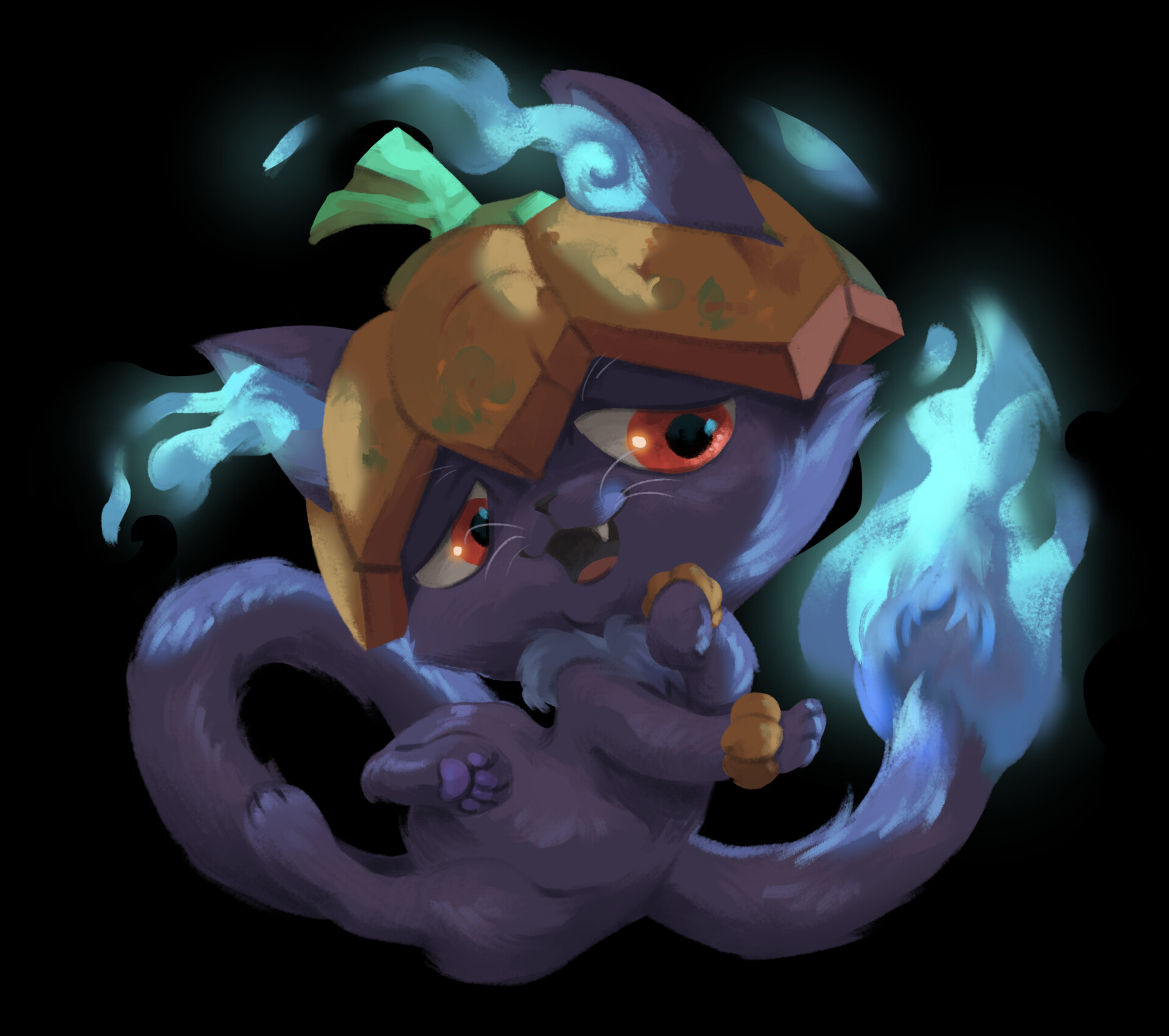 ArtStation - 🎃 Mascote Pumpcatstudio 🎃