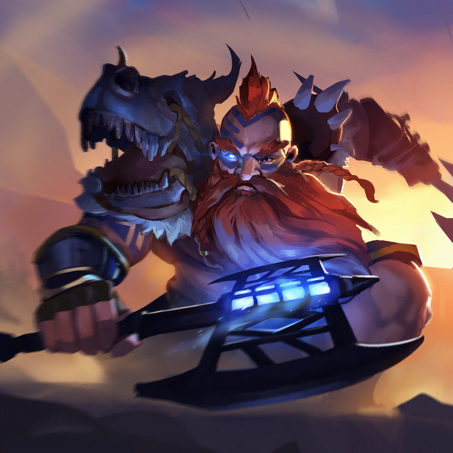 ArtStation - Sire & Signy - The Dwarf and the Atmoran. Commissioned Work