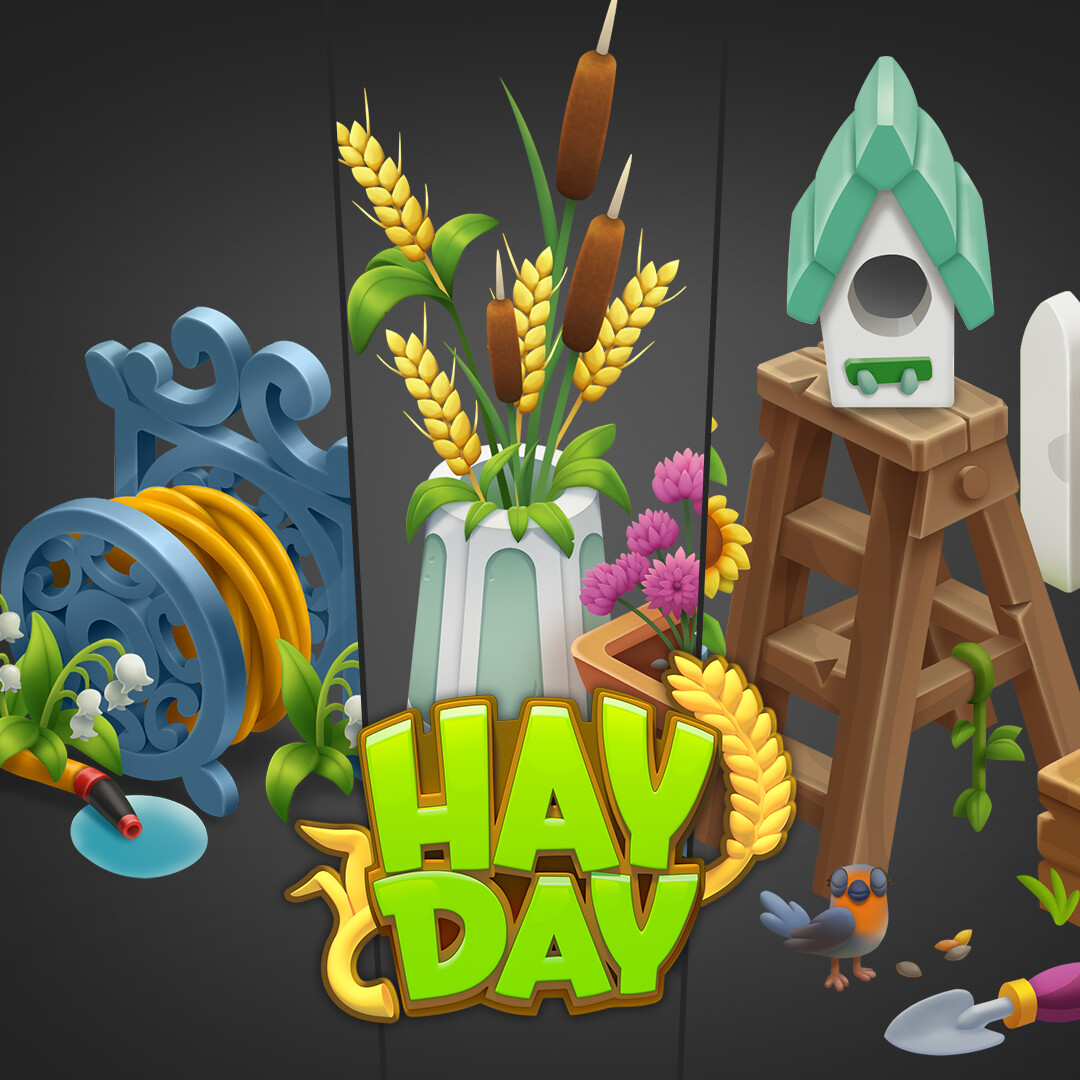 ArtStation - Hay Day - May Props Set