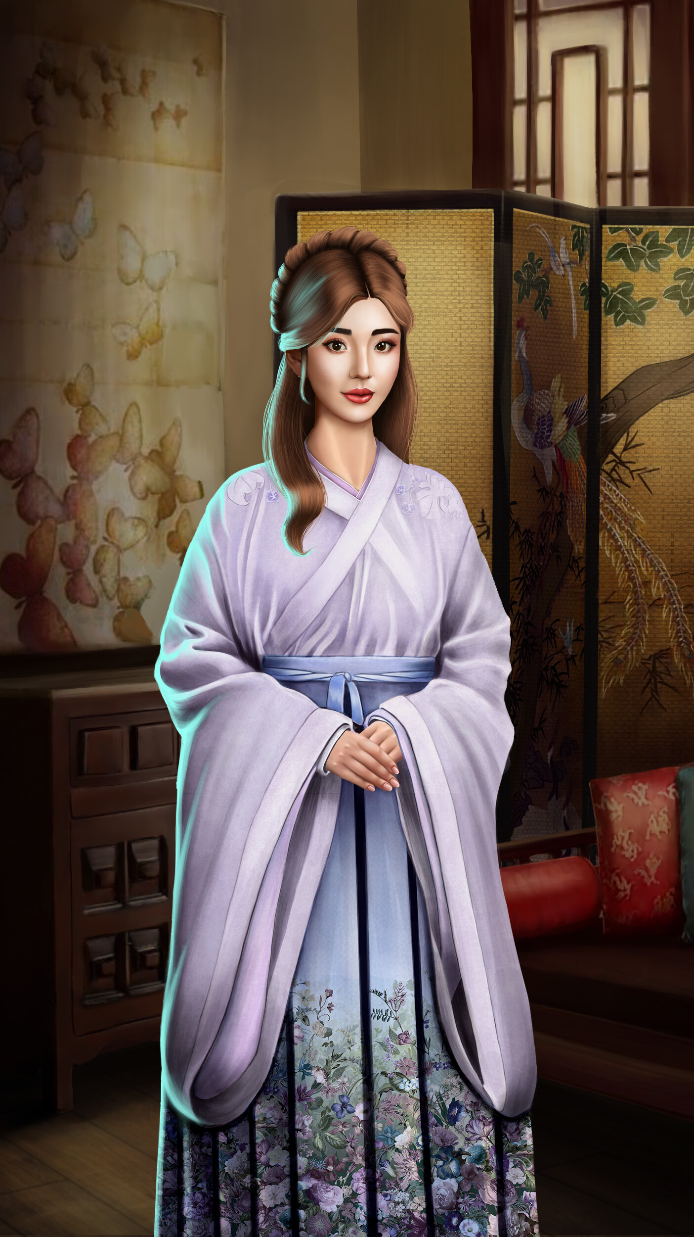 ArtStation - A character for a visual novel