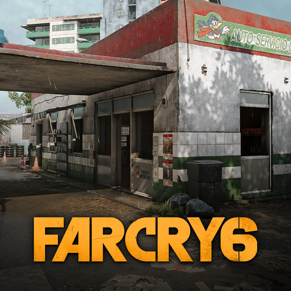ArtStation - Far Cry 6: Gas Stations