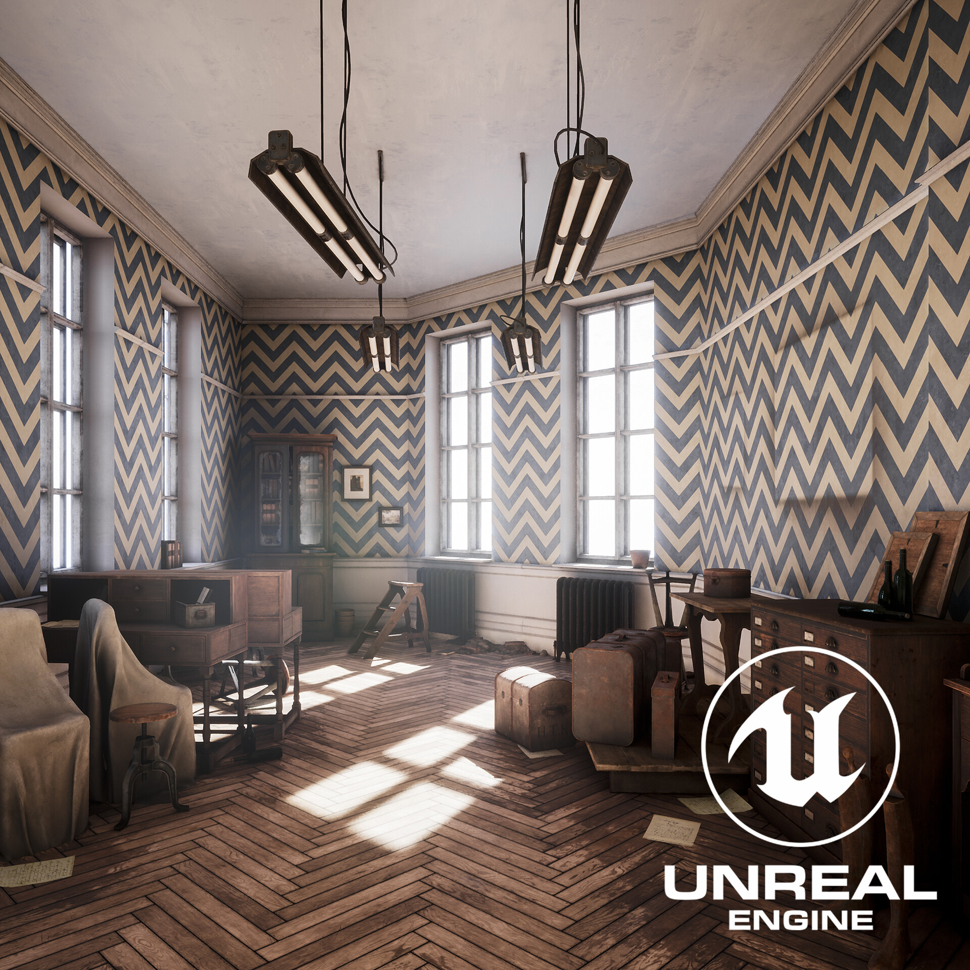 ArtStation - Abandoned room [Unreal Engine]