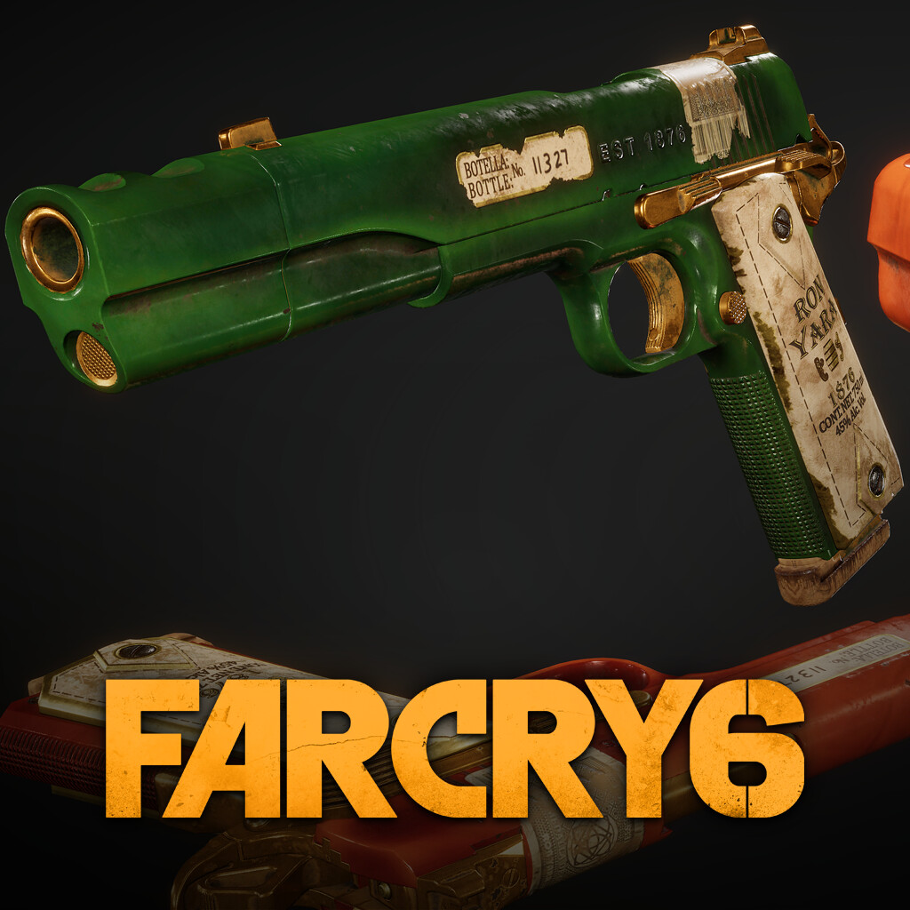 ArtStation - FC6 - Handgun Skins