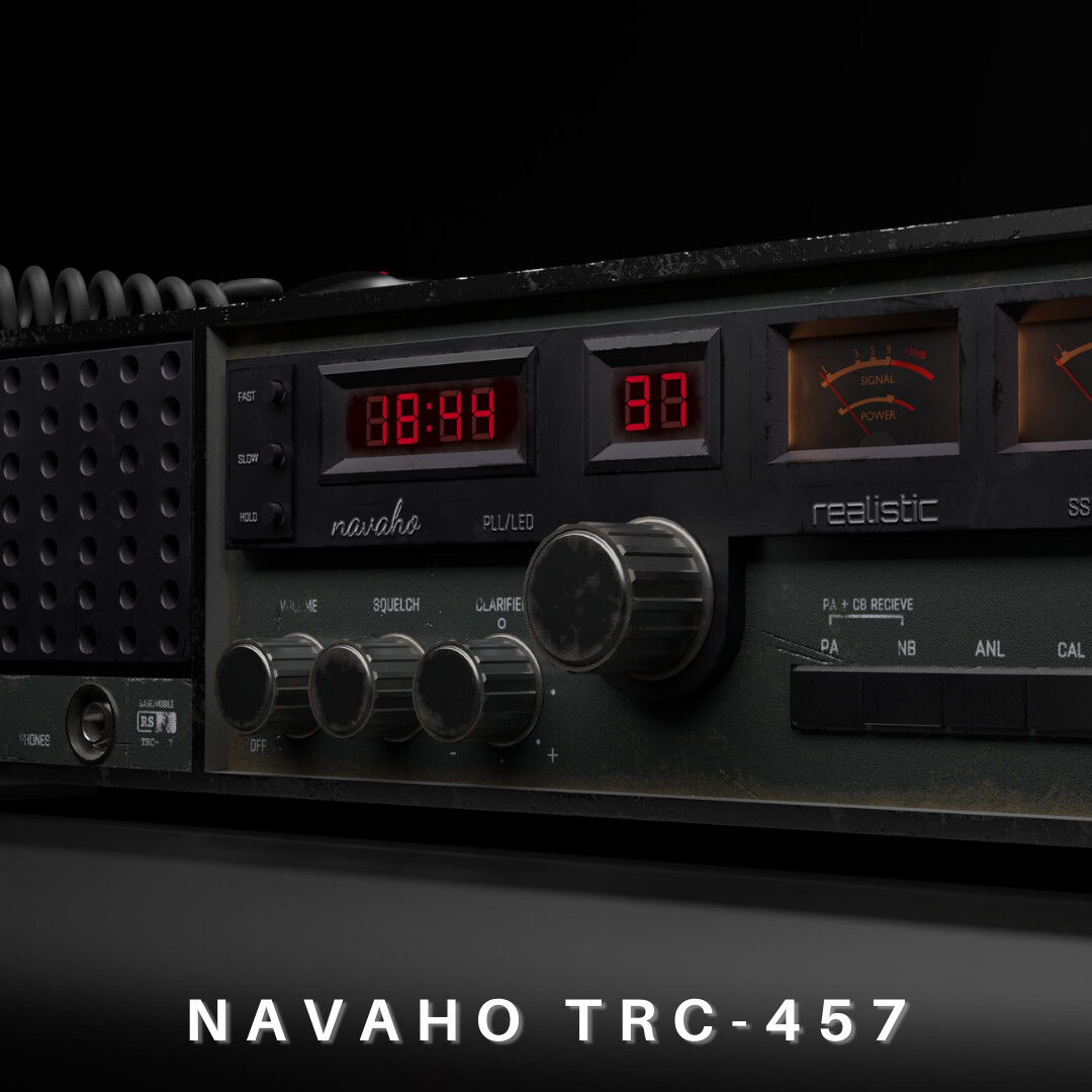 ArtStation - Navaho TRC-457 Radio