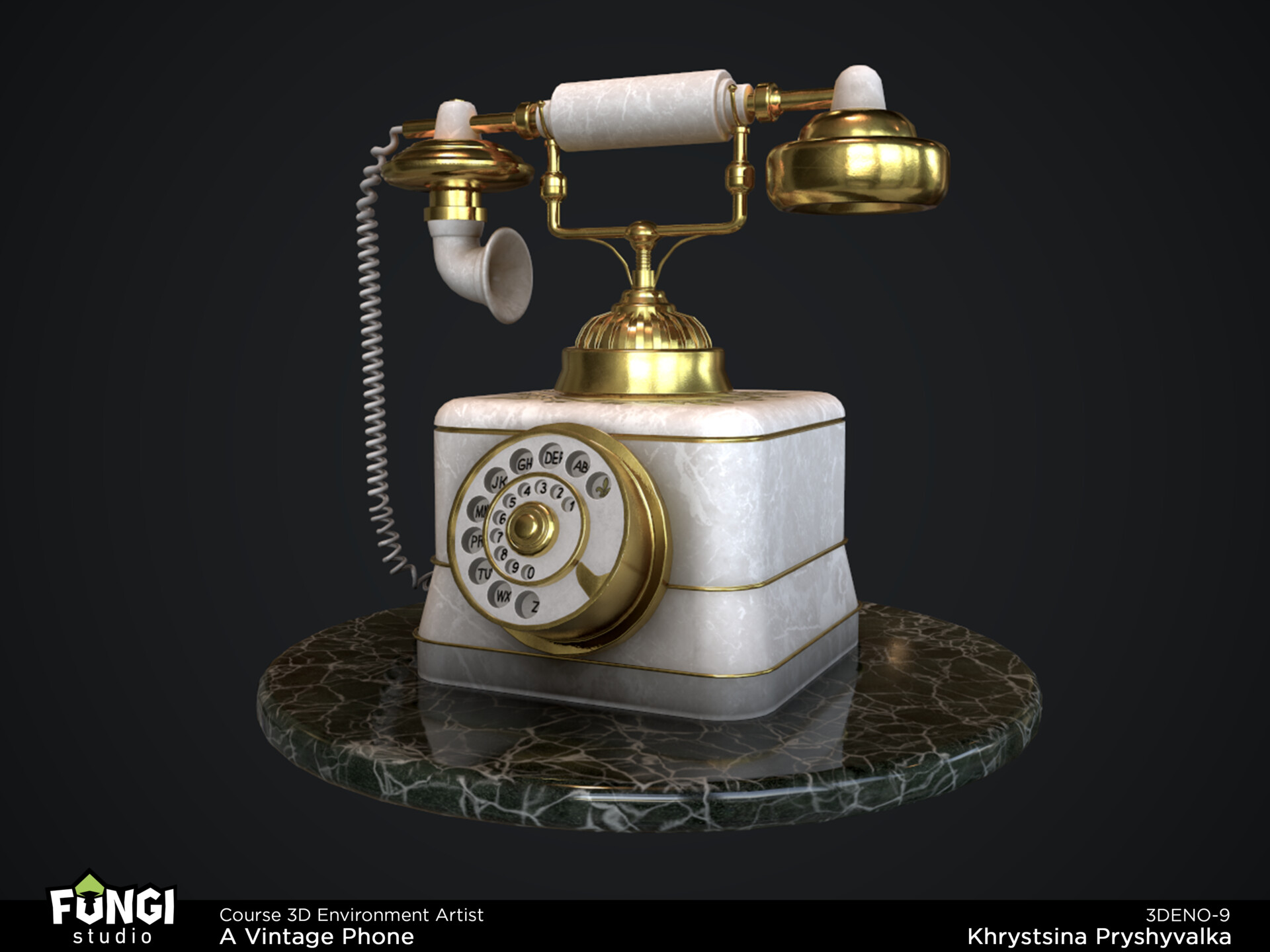 ArtStation - A Vintage Phone