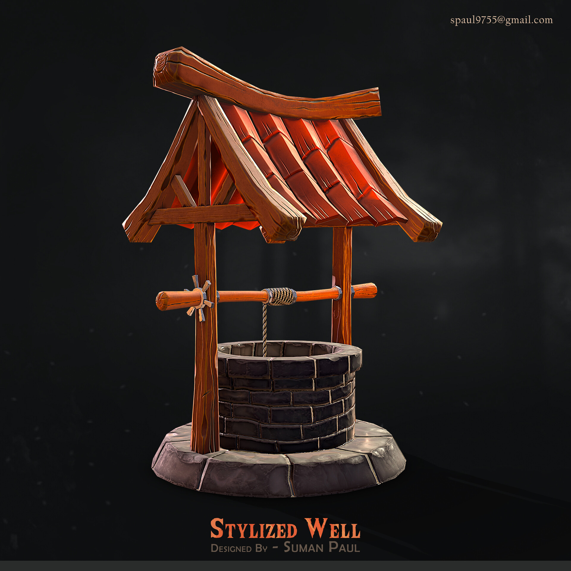 ArtStation - Stylized Well