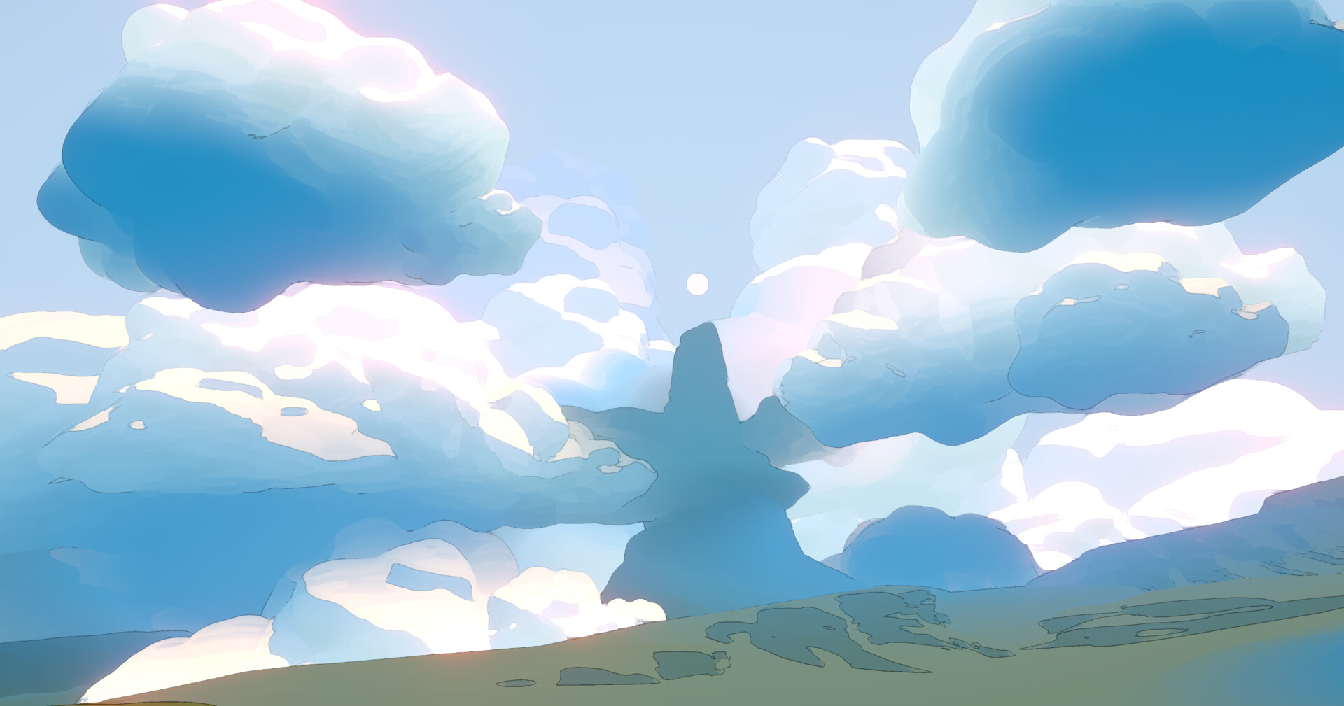 ArtStation - 3D Clouds study