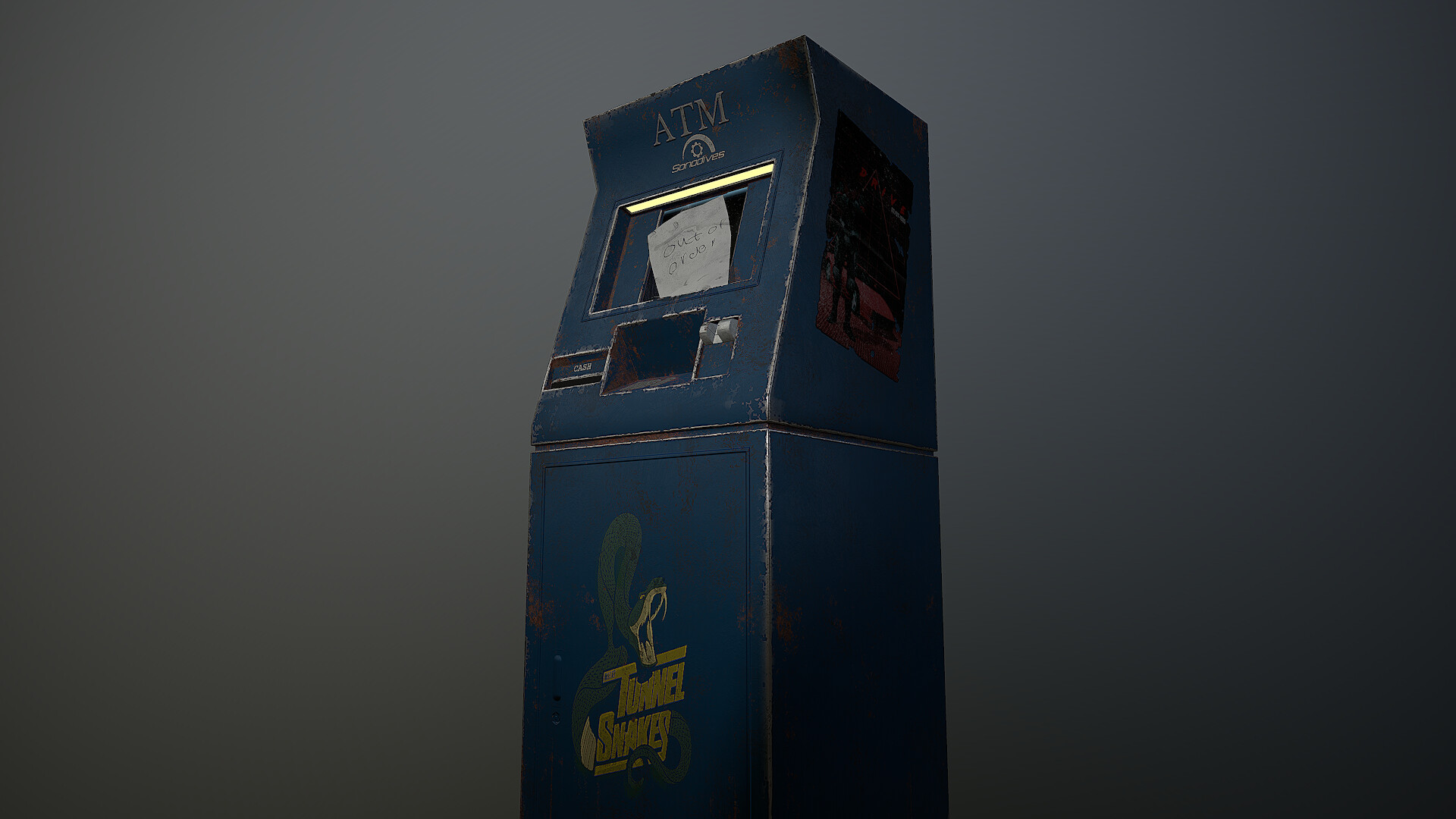 ArtStation - Old ATM machine