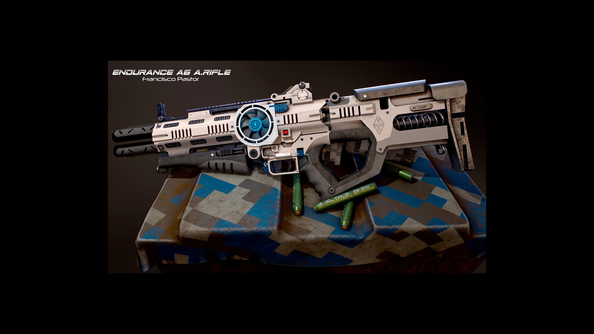 ArtStation - ENDURANCE A6 A.Rifle
