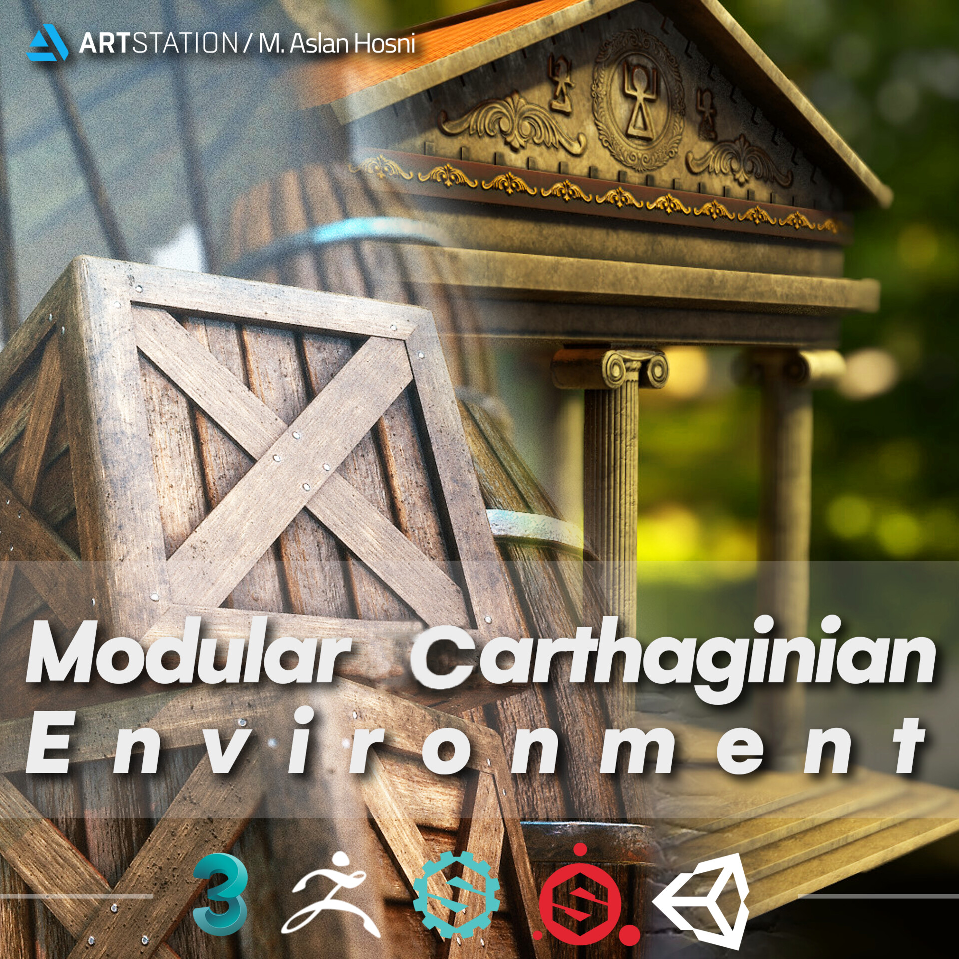 ArtStation - Modular Environment for a Game Project