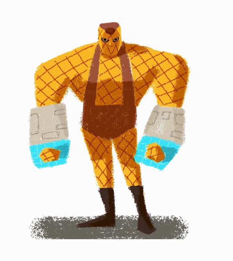ArtStation - Shocker character design development revisit, with an in ...