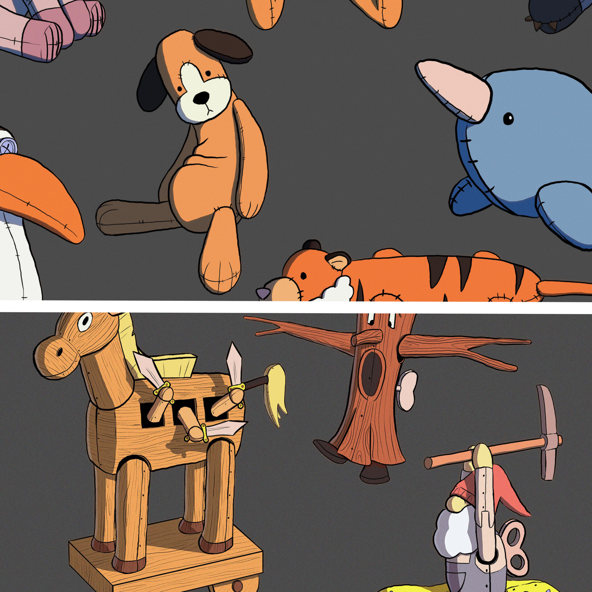 ArtStation - The Toymaker - Toy Props