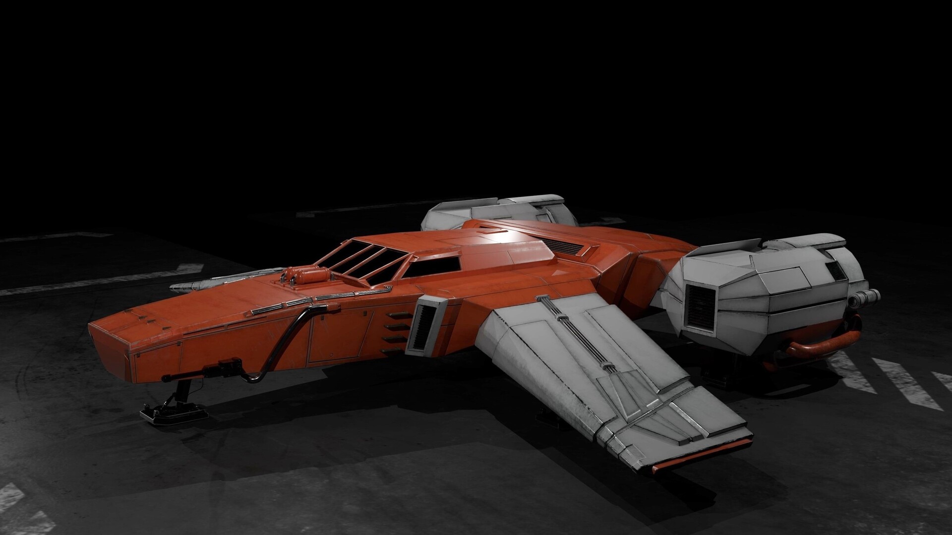 ArtStation - "That 80's spaceship"