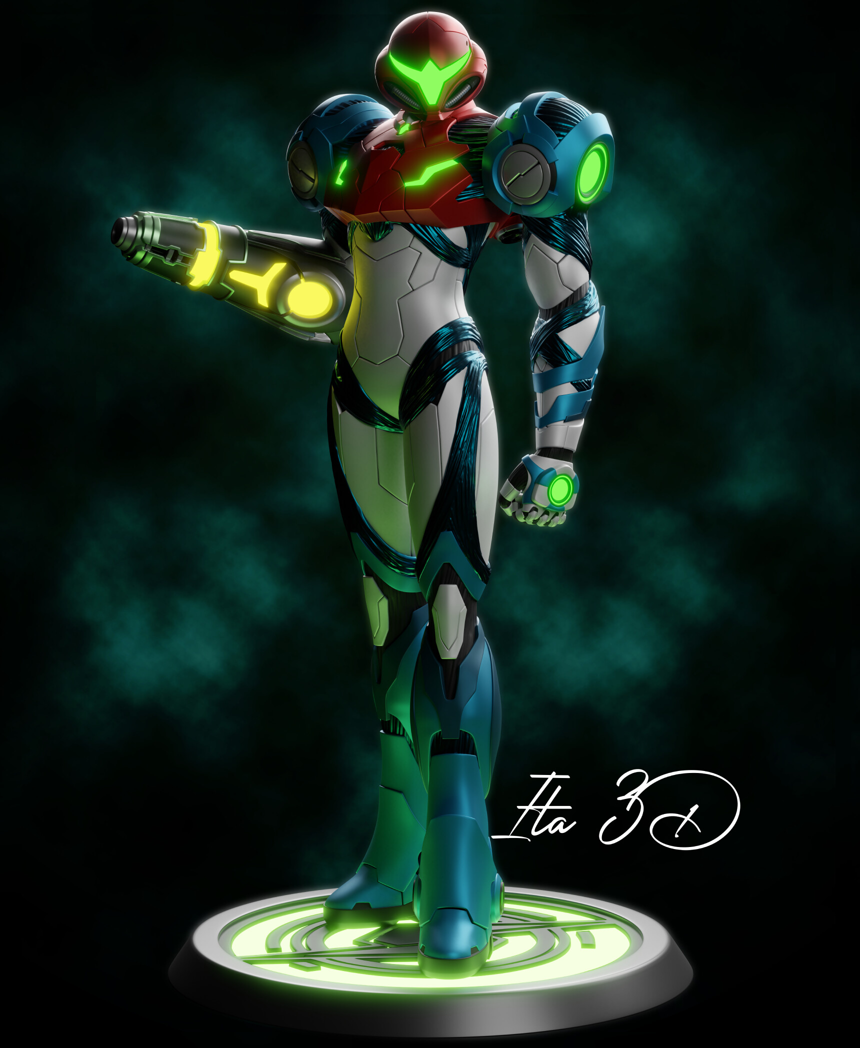 Ita_3D - Samus Aran (Metroid Dread)