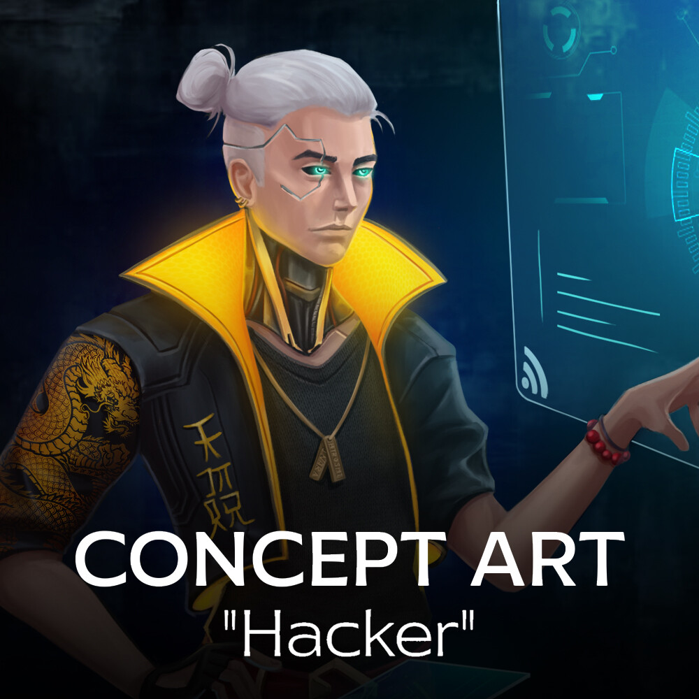 ArtStation - Hacker concept art