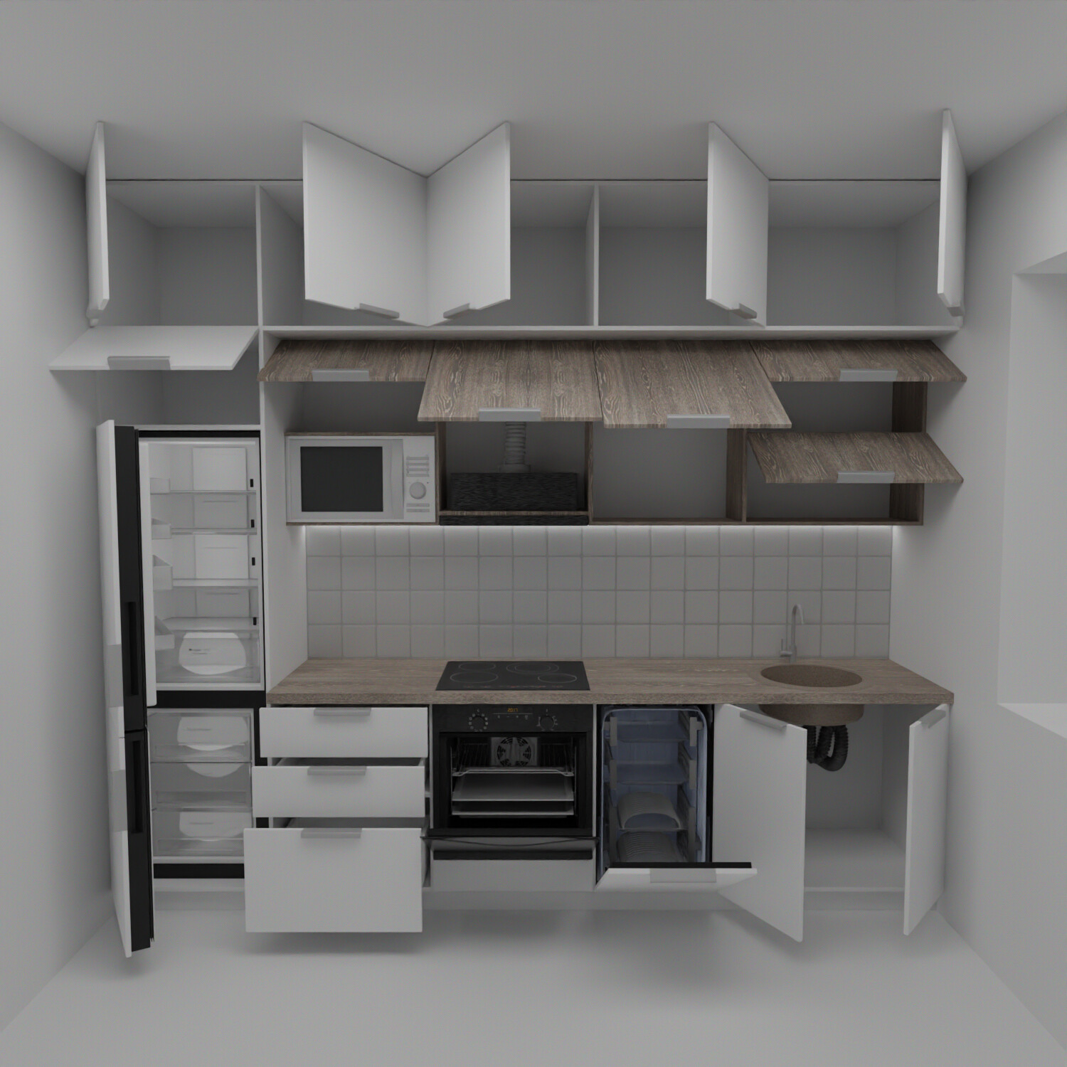 ArtStation - Kitchen Visualization