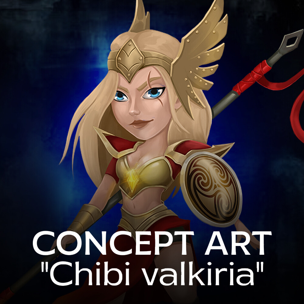 ArtStation - Chibi Valkiria