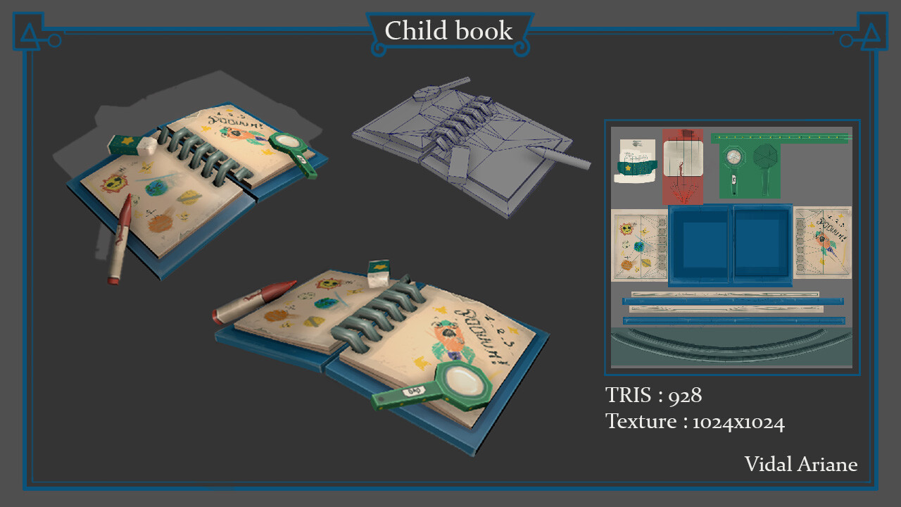 ArtStation - Children's drawing book.