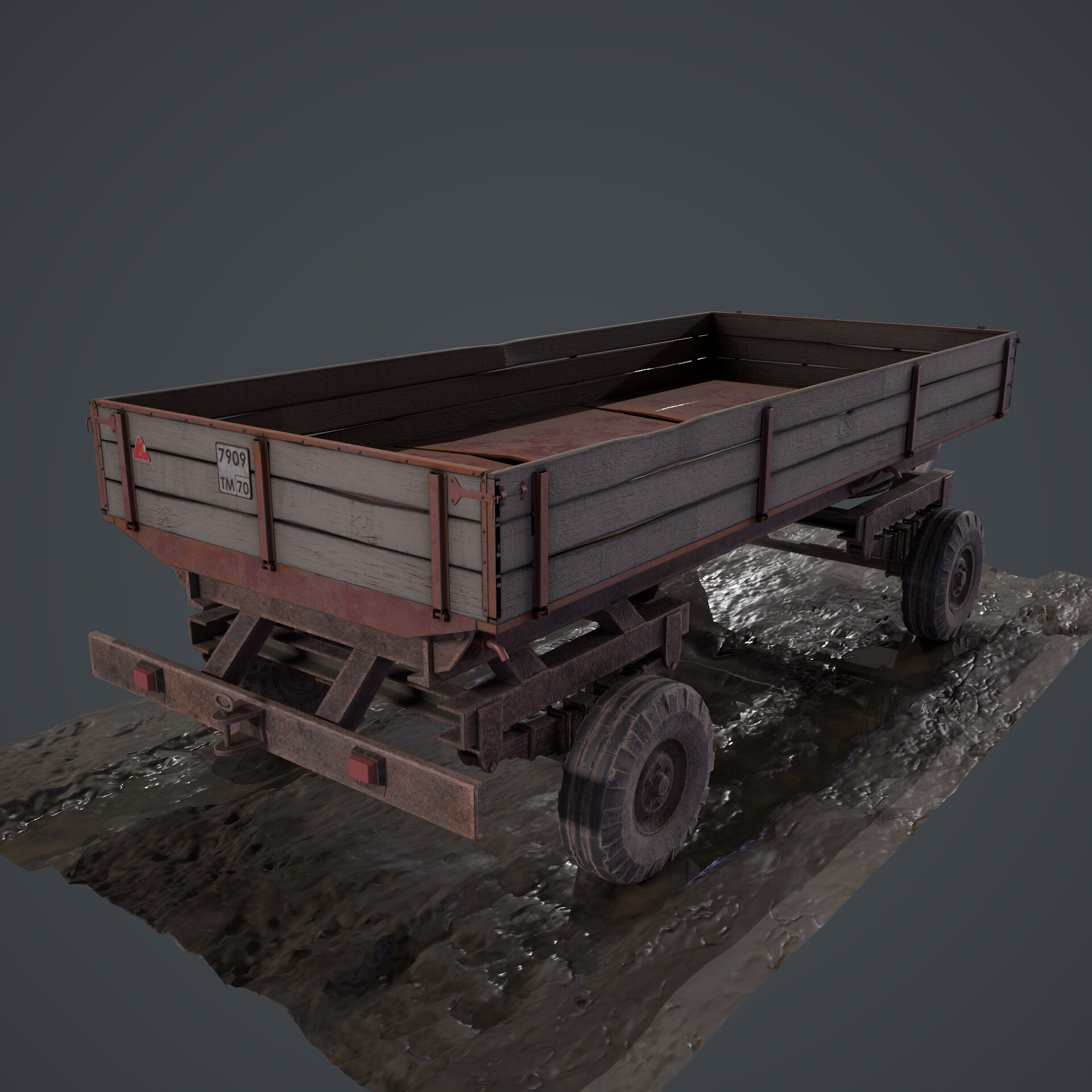 ArtStation - Tractor trailer