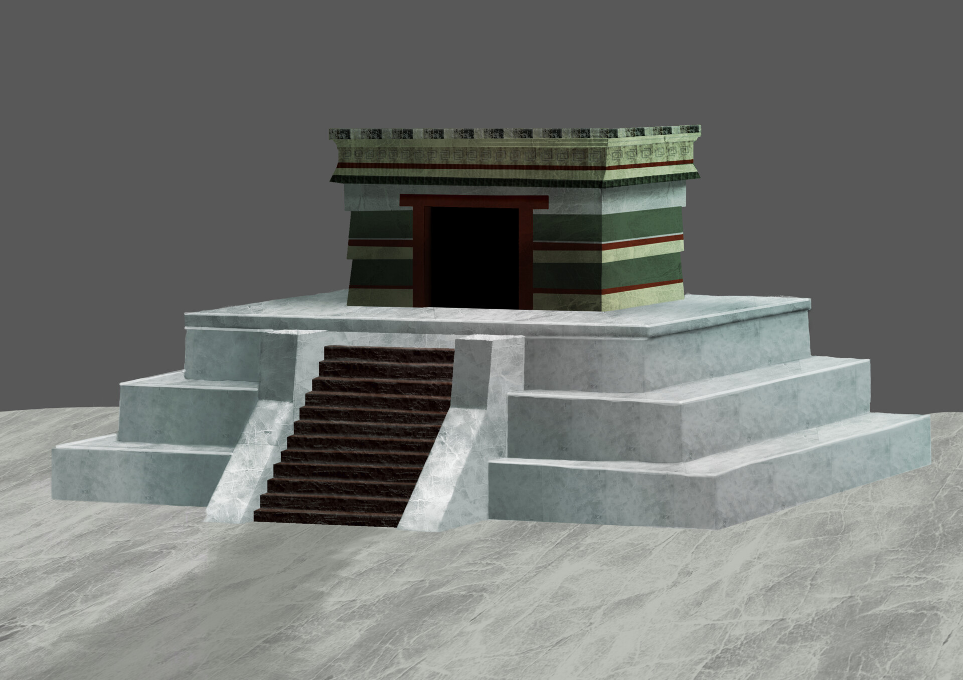 ArtStation - Mesoamerican Eksterior Artwork