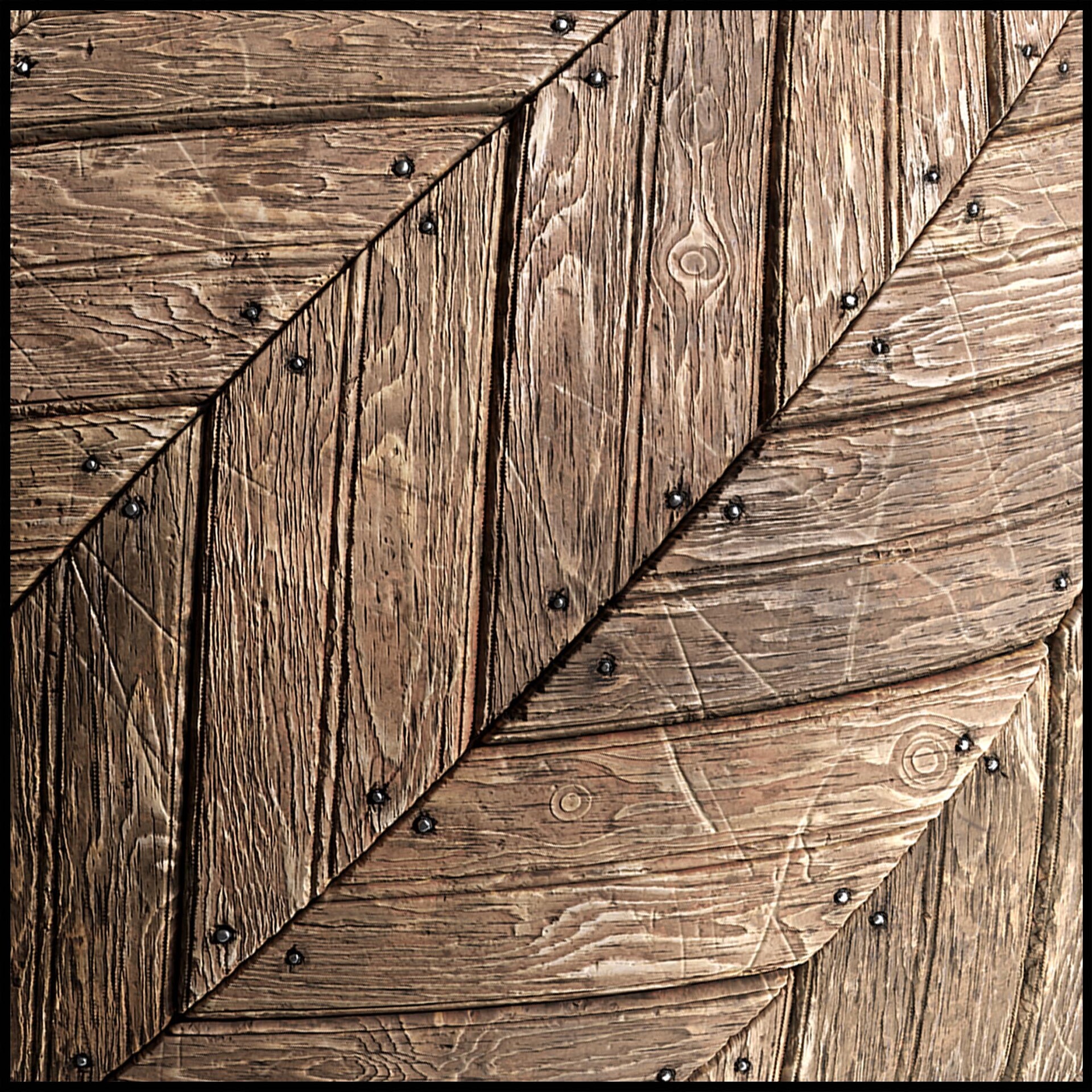 ArtStation - Painted Wood Planks Material - Substance Designer