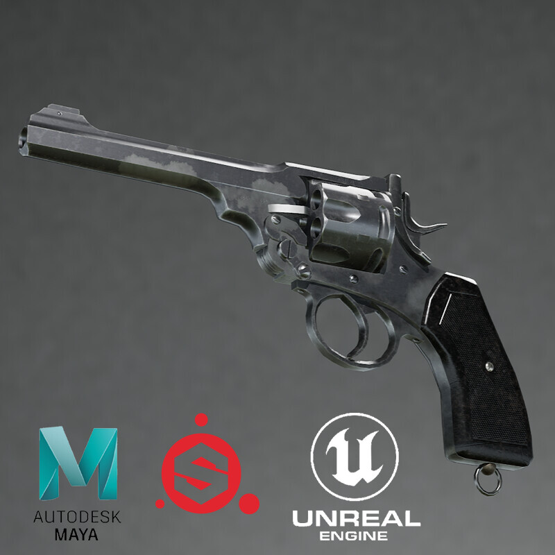 ArtStation - MK VI Webley Revolver