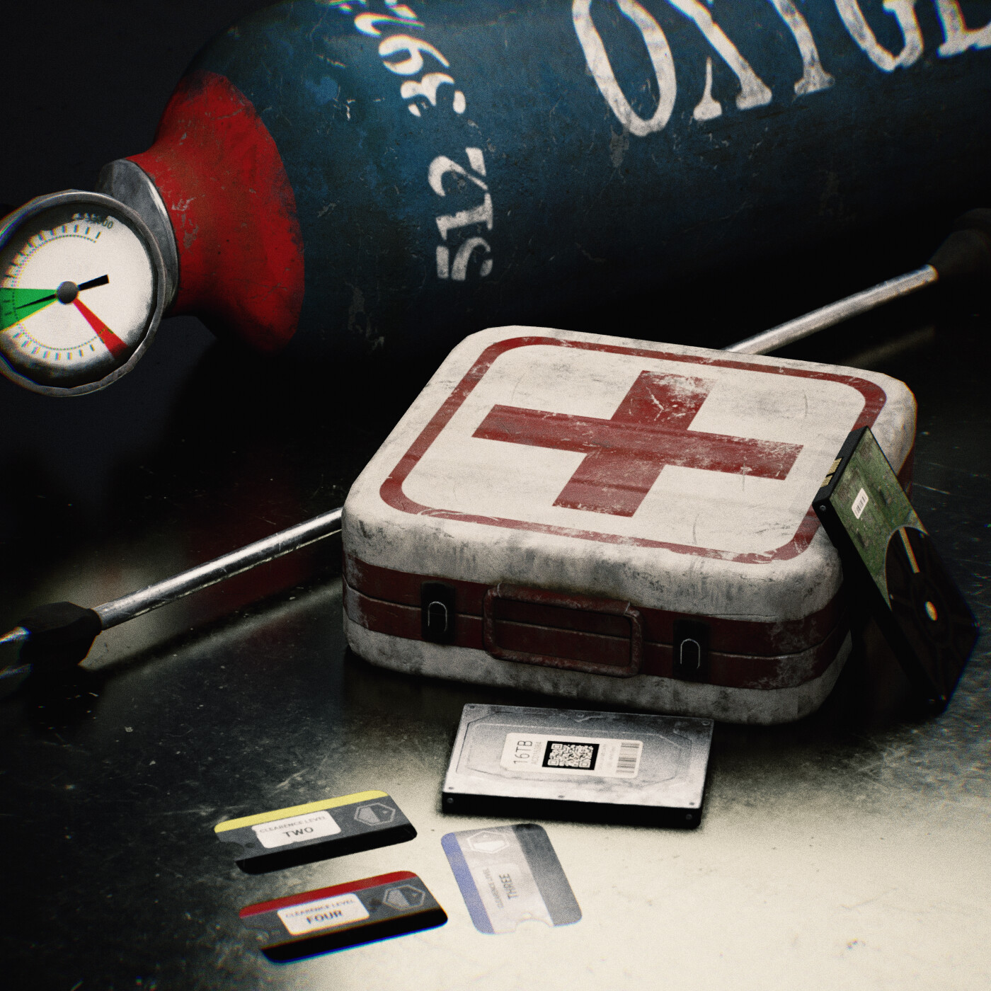 ArtStation - Scifi Game Items and Modular Environment