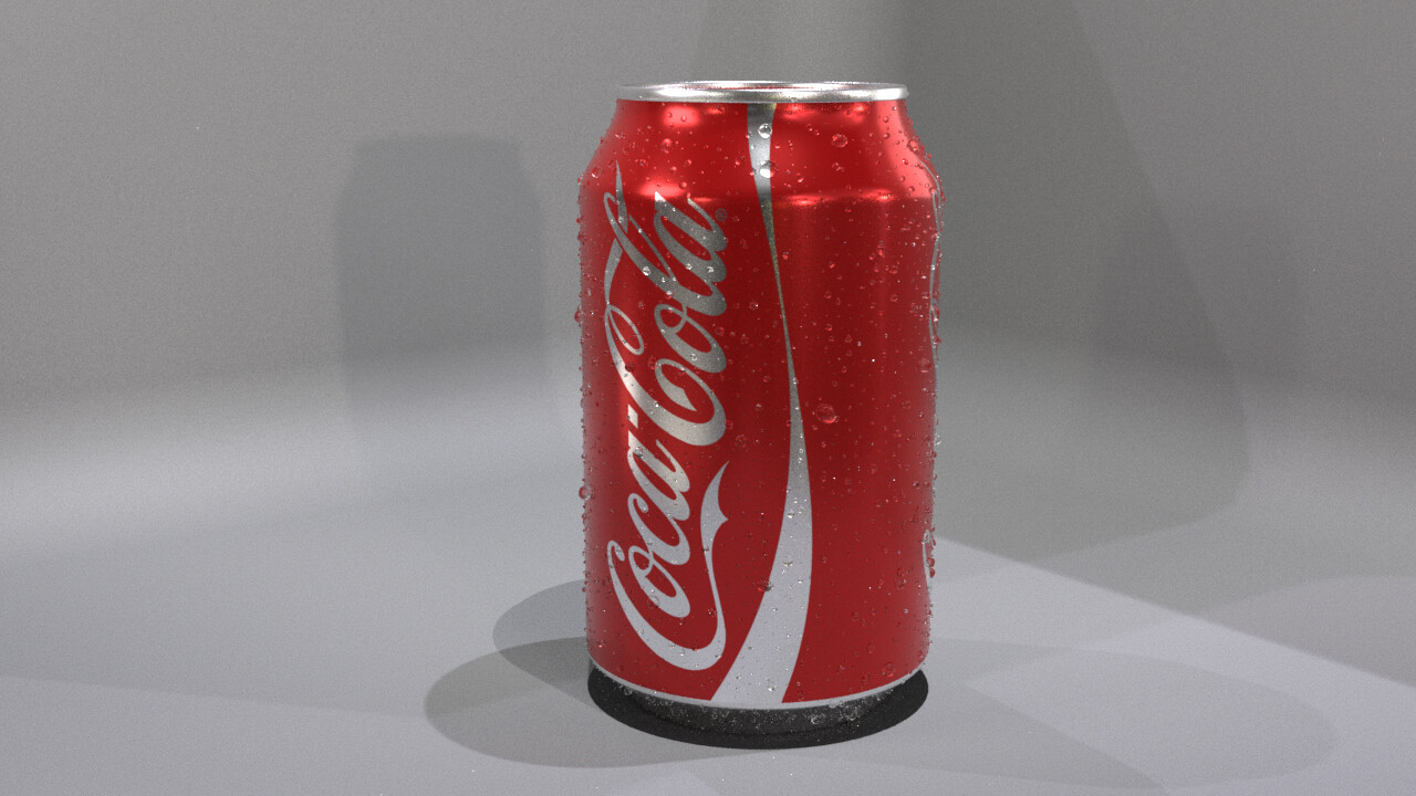 ArtStation - Illumination and shading CocaCola