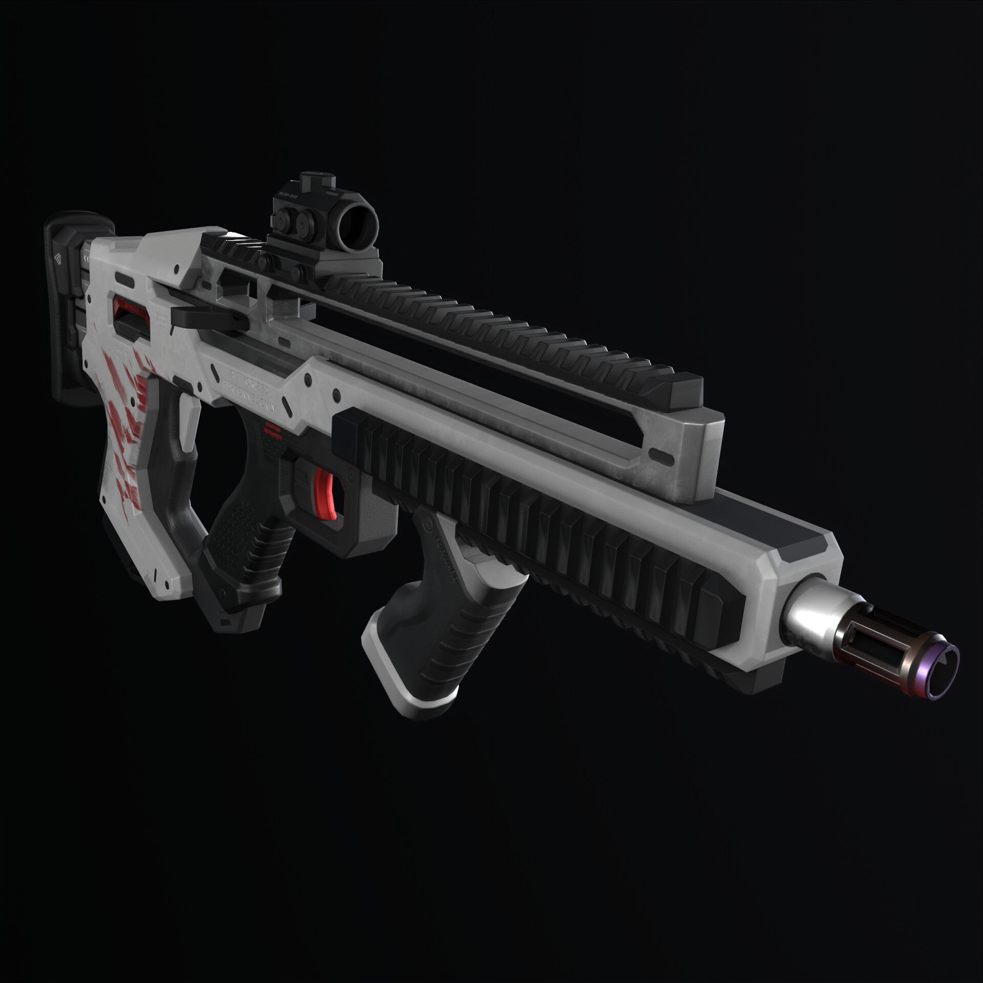 ArtStation - MSR - A Bullpup Rifle Concept