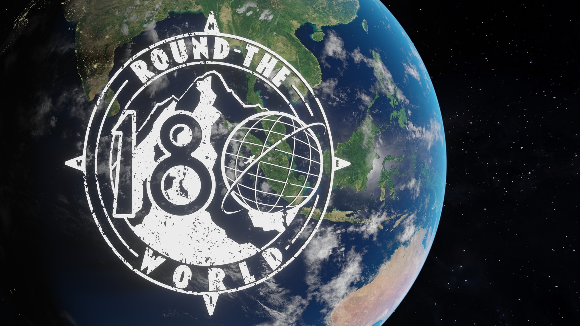 ArtStation - Round the World 180 title graphics