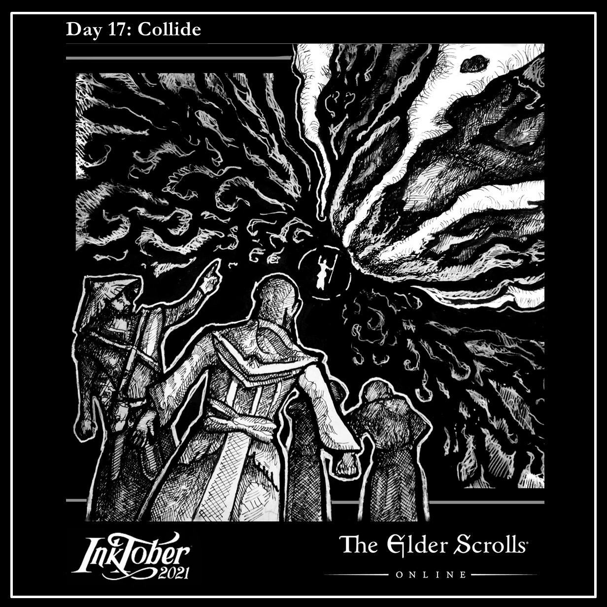 ArtStation - Inktober2021 - Theme 17: Collide