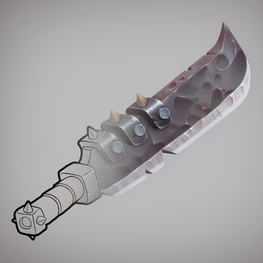 ArtStation - Orc sword