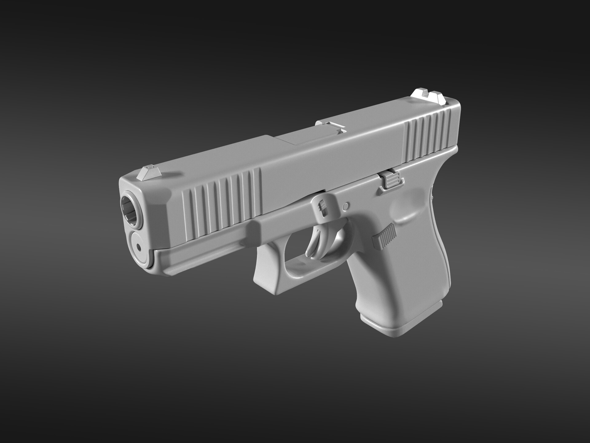 ArtStation - Glock 19 WIP