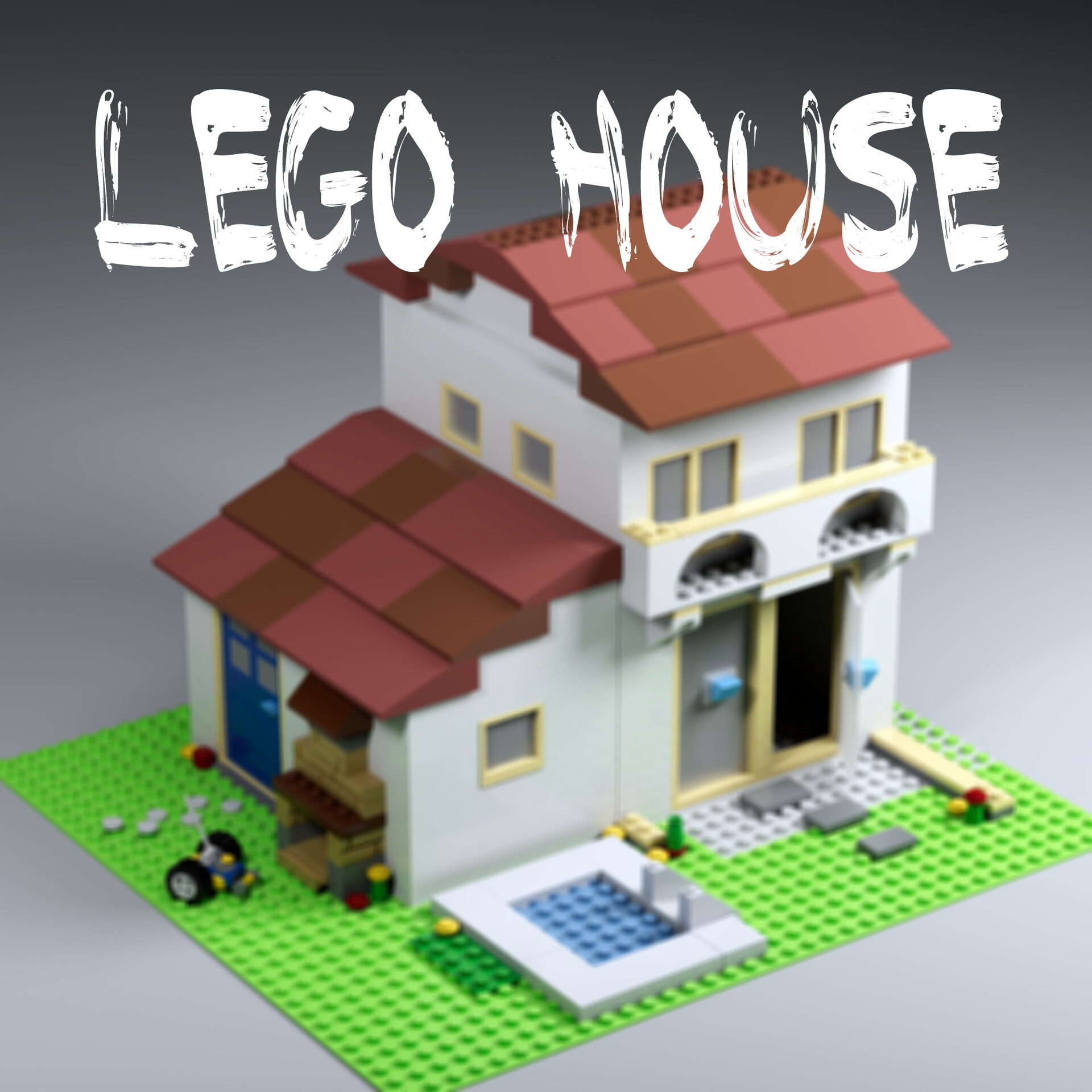 ArtStation - Lego house
