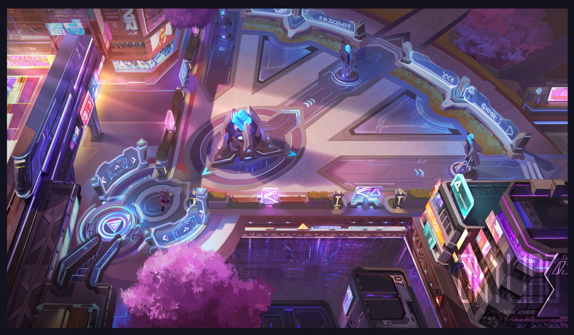 ArtStation - Moba map artwork for Skyline Studio