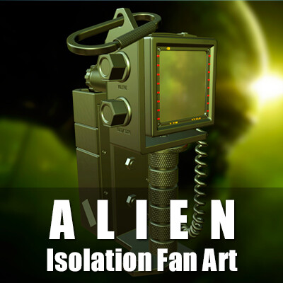 ArtStation - Alien Isolation Props (Fanart)