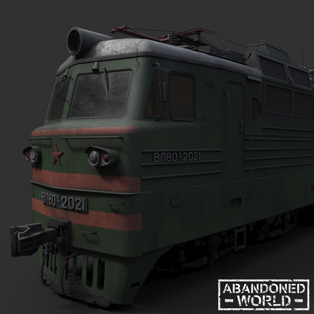 ArtStation - Soviet Electric Locomotive VL80T - 2021