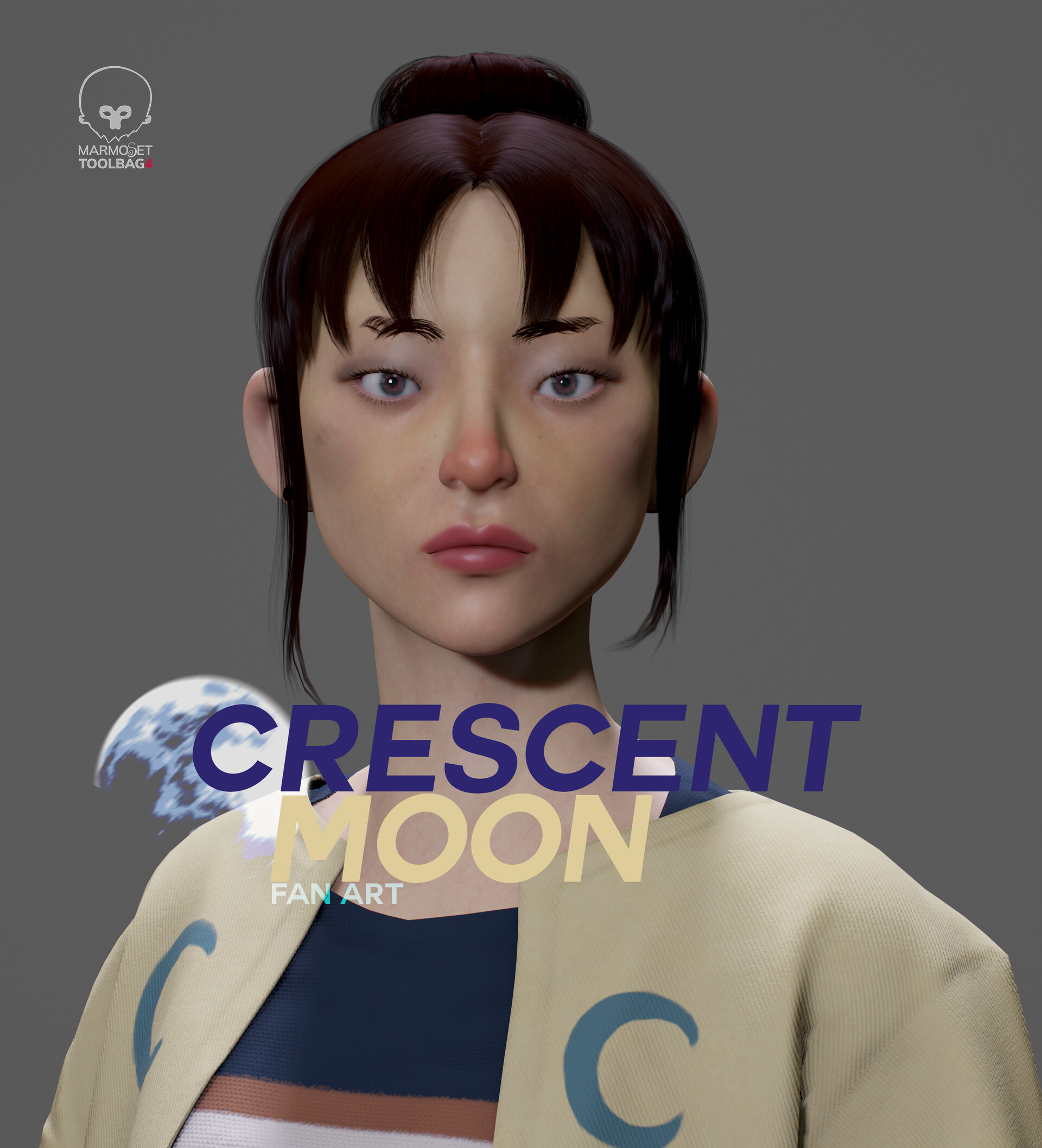 ArtStation - Crescent Moon - 3D Character