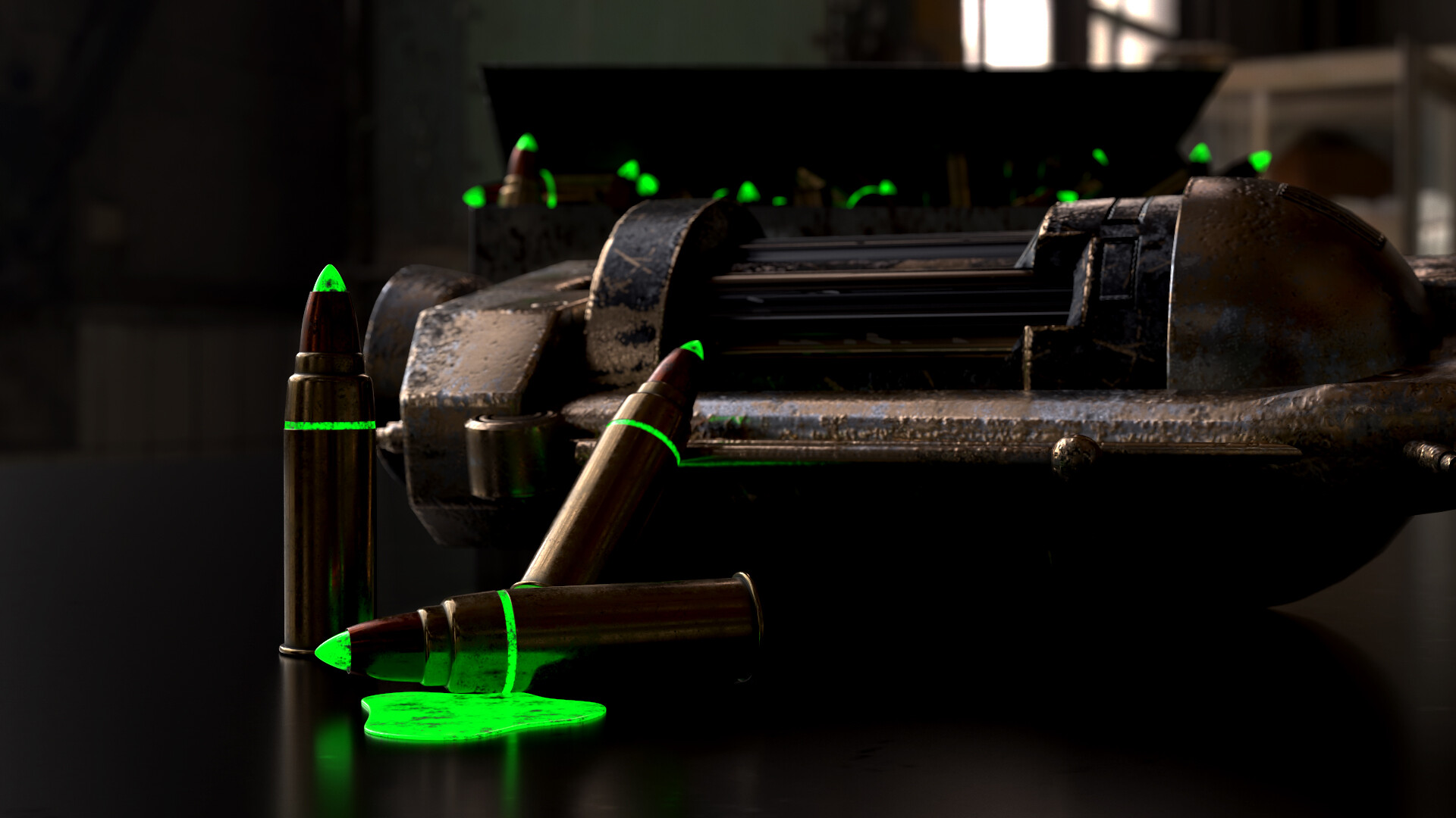 ArtStation - Steampunk inspired weapon