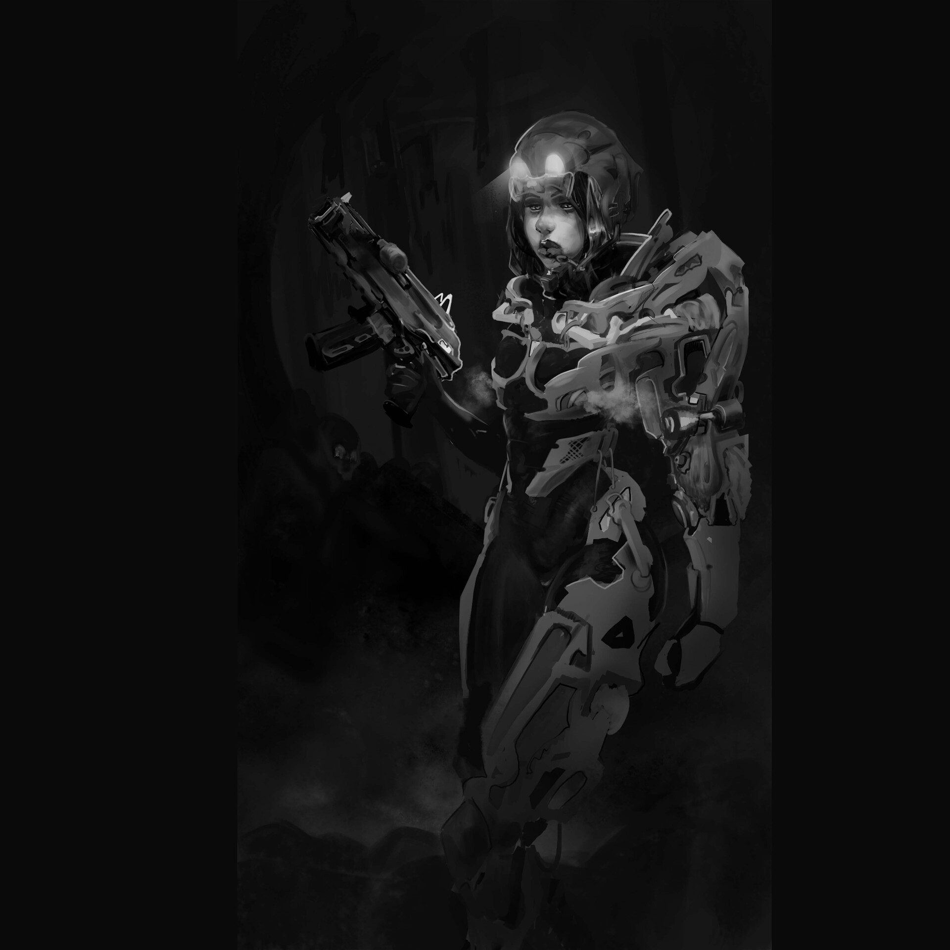 ArtStation - Dark stranger