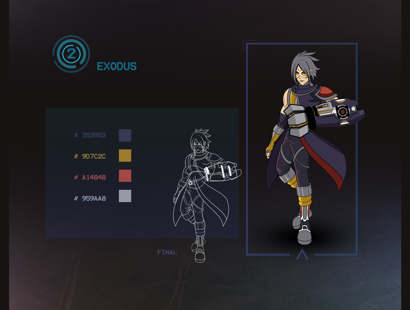 ArtStation - Blaster Boy concept art