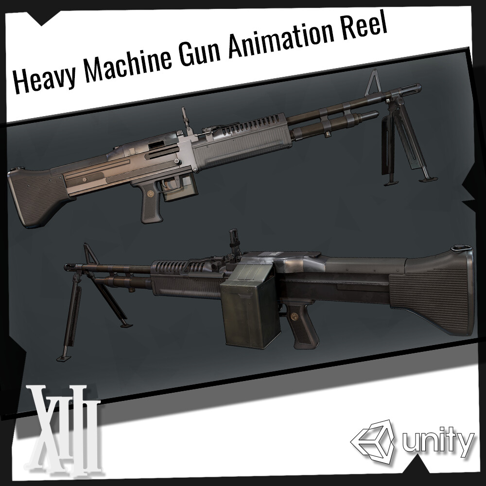 ArtStation - XIII - M60 Heavy Machine Gun