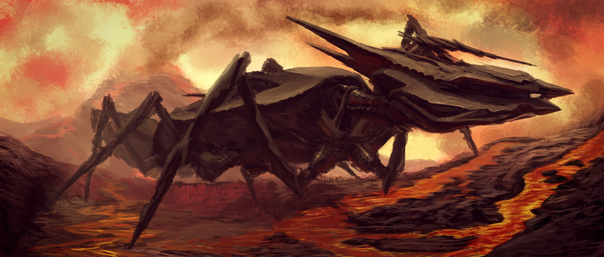 ArtStation - Bug Mech Concept