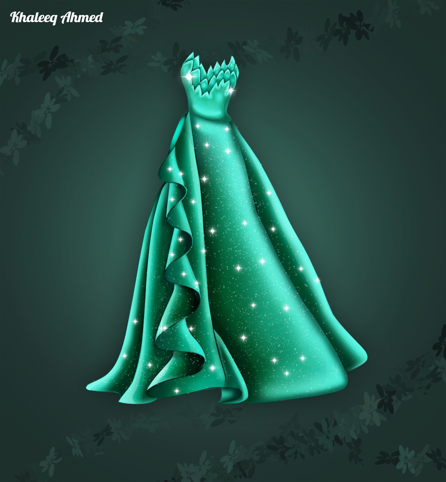 ArtStation - 2d Dress design