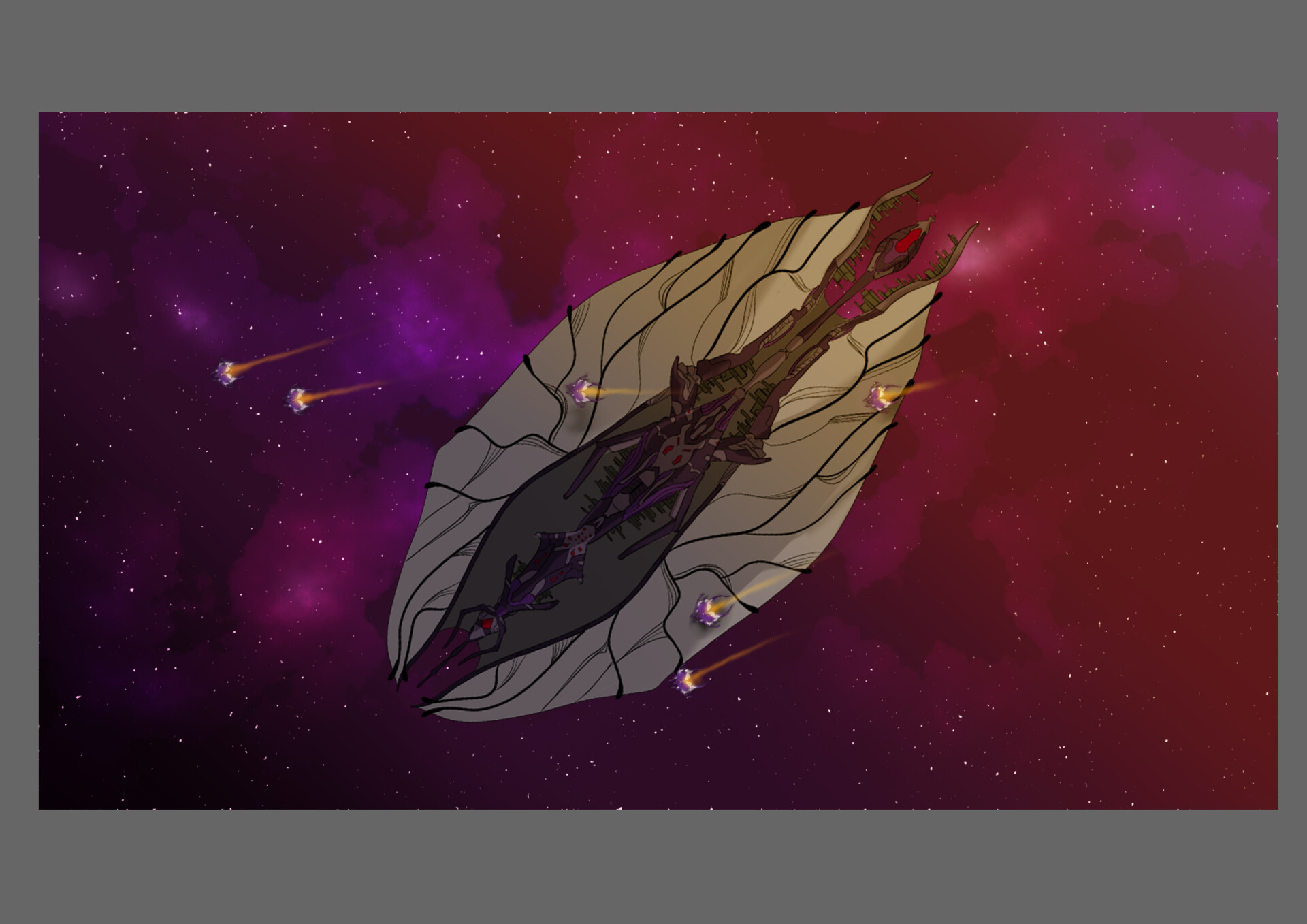 ArtStation - Alien Starships